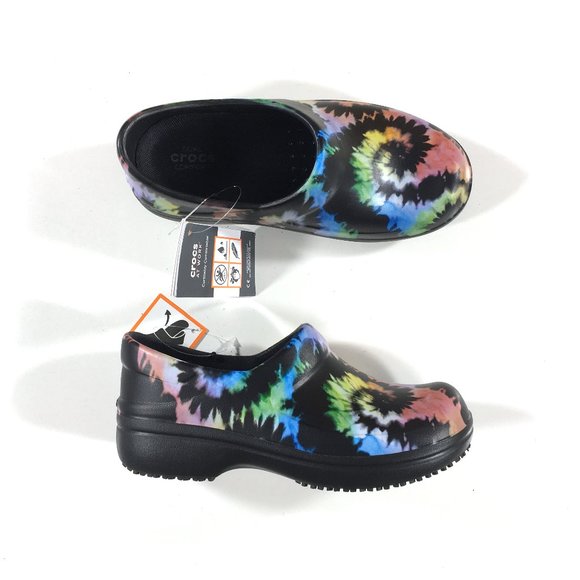 CROCS | Shoes | Crocs Neria Pro Graphic Work Clogs Womens Size 5 Multi ...